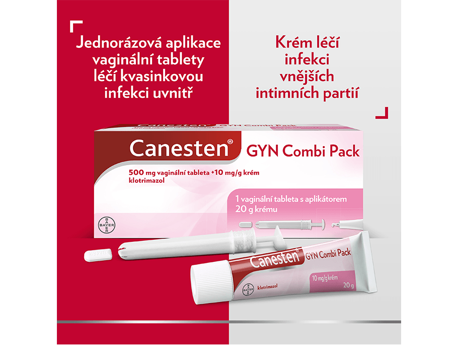 Canesten GYN Combi Pack| Přípravky Canesten